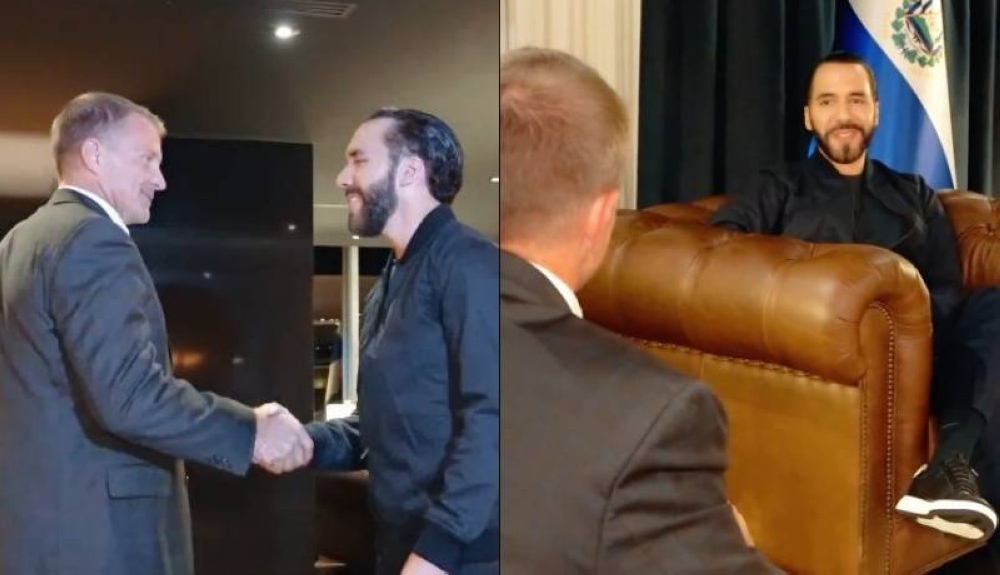 Bukele se reunió con el empresario y exmilitar estadounidense Erik Prince
