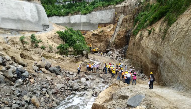 MOP verifica proyecto Laguna de laminación en Monserrat